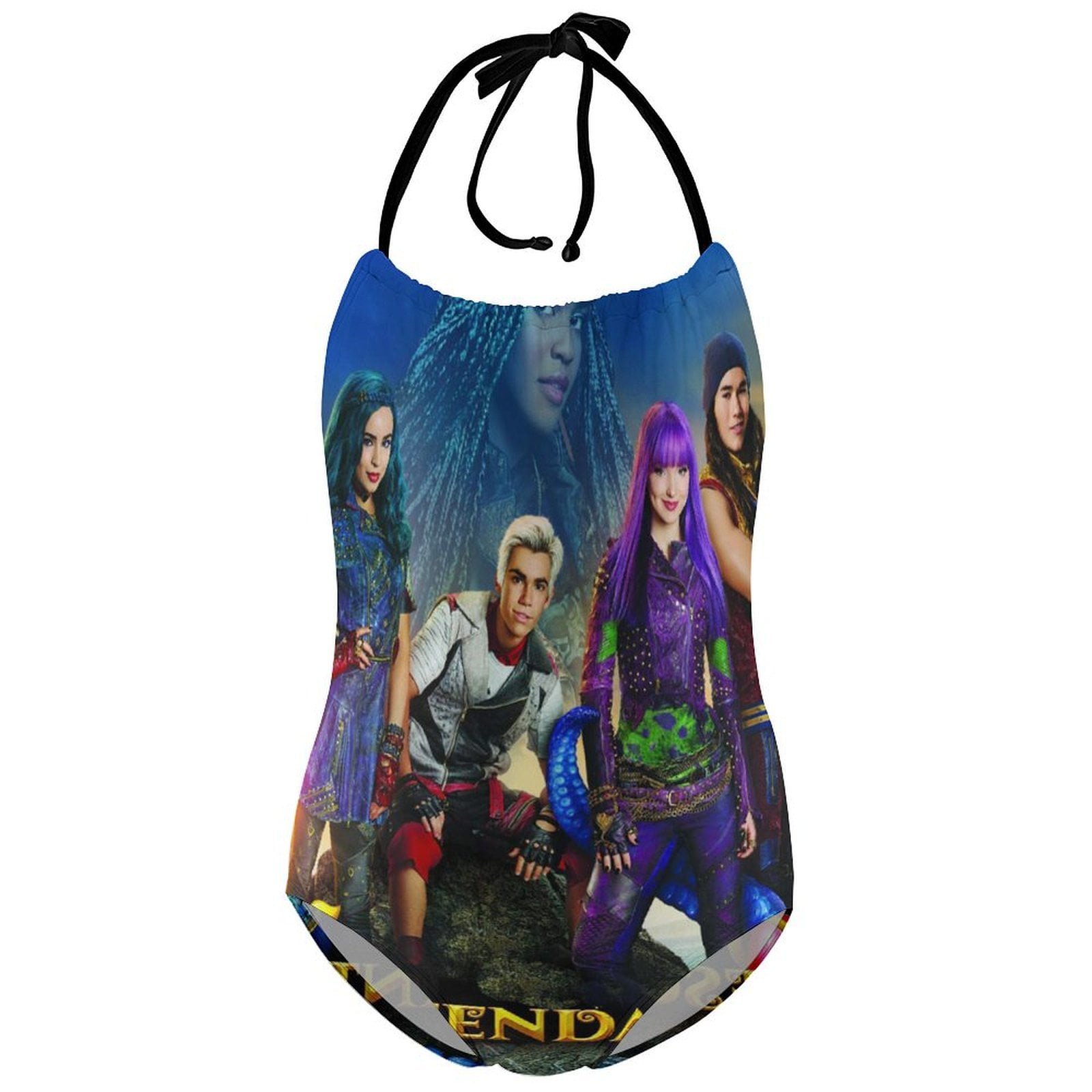 Fantasy Descendants Girl's Swimsuit One-piece Summer Hawaii Beach Kid's ...