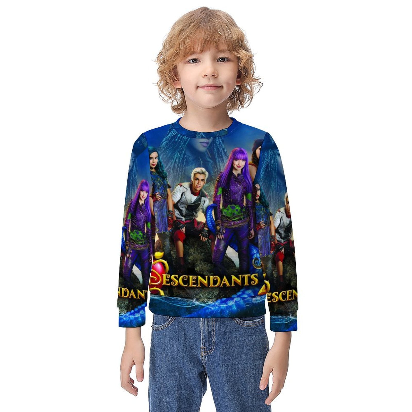 Fantasy Descendants Hoodie for Kids 3D Printed Pullover Sweatshirts ...
