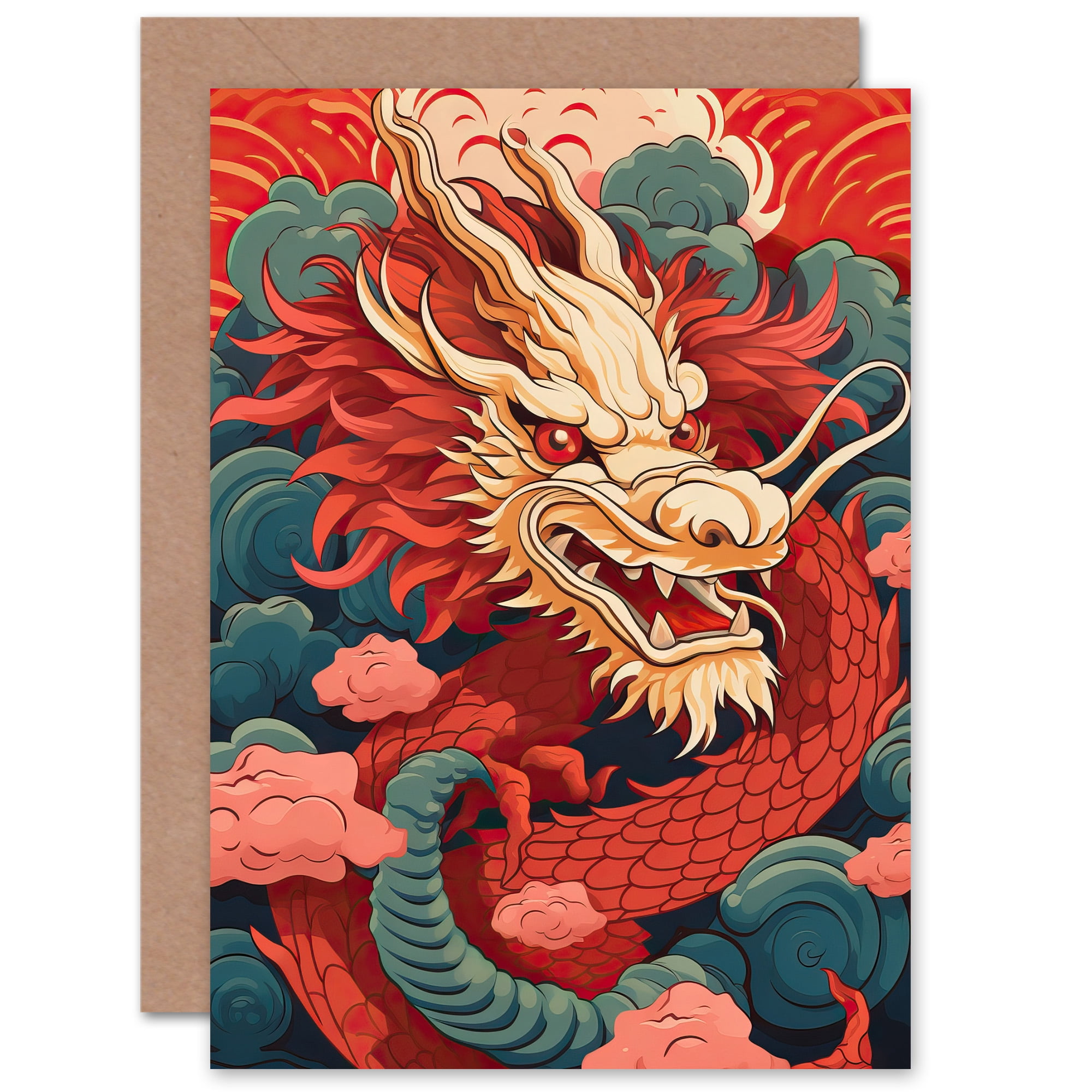 Fantasy Dragon 2024 Chinese Year of the Dragon for Him or Her Man Woman ...