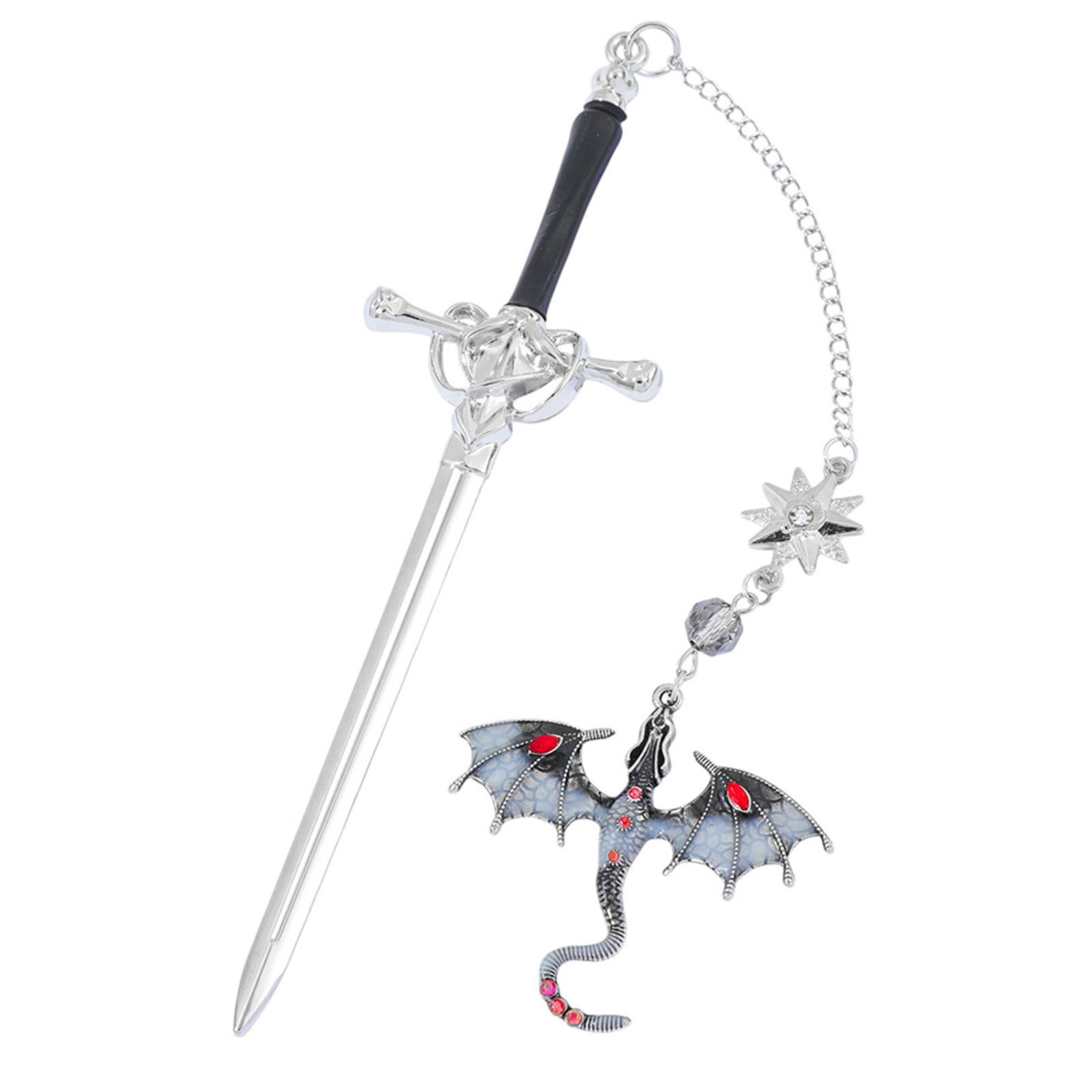 Fantasy Dragon Bookmark with Sword Design, Creative and Unique ...