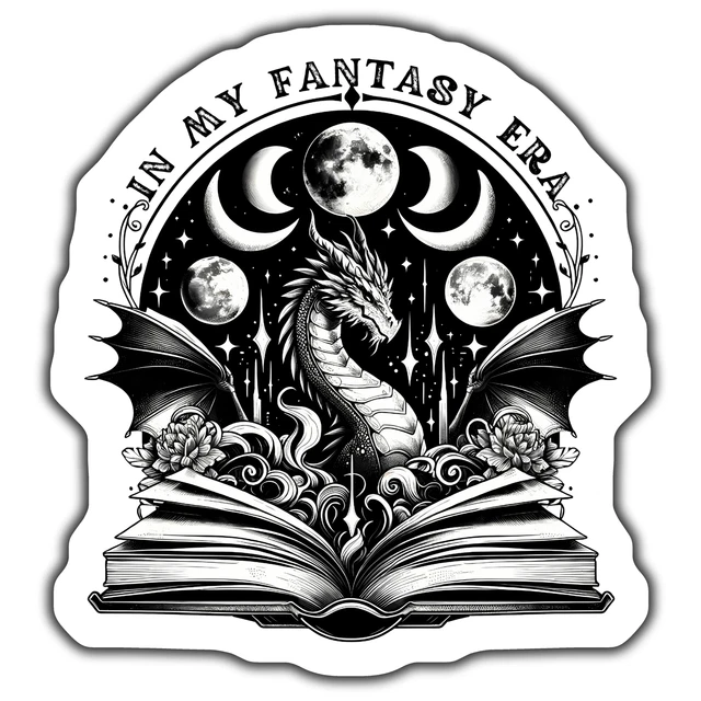 Fantasy Dragon Sticker, In My Fantasy Era Sticker, Celestial Dragon ...