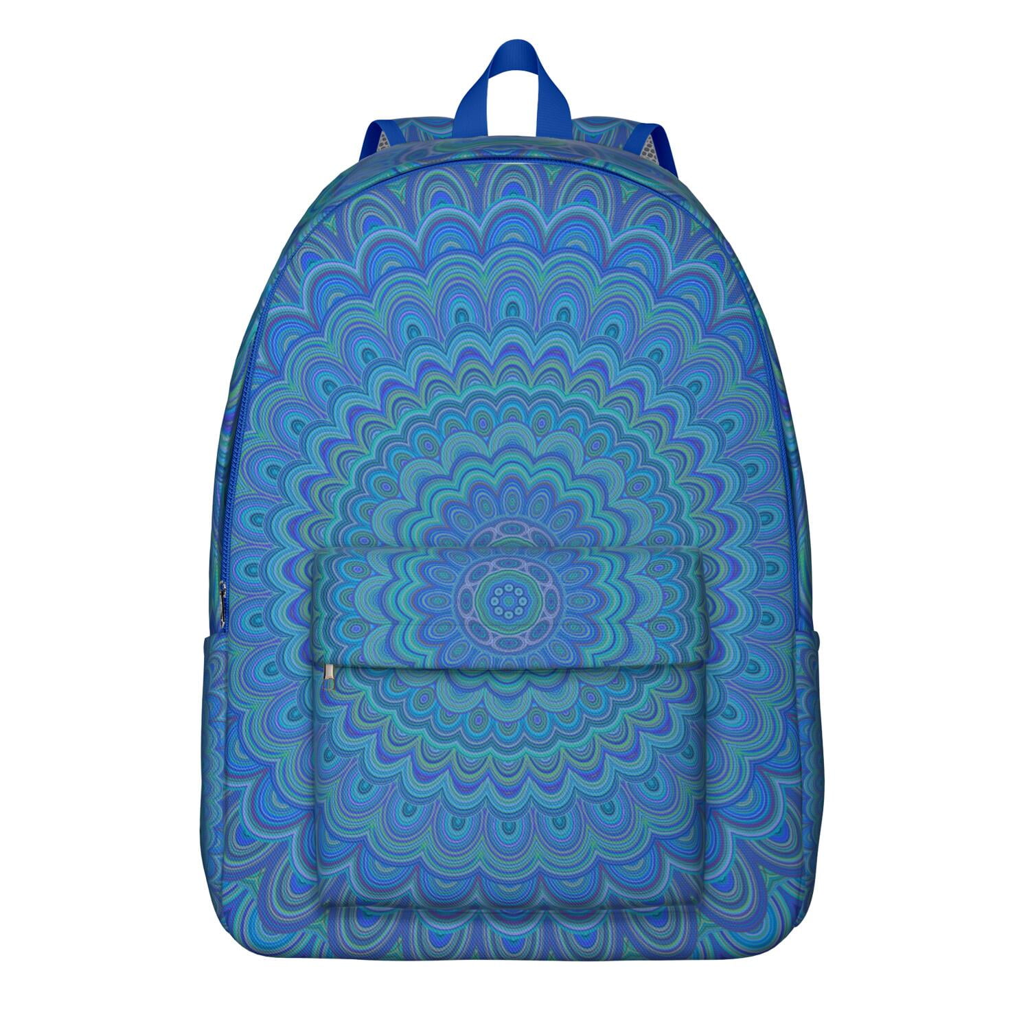 Fantasy Dreamy Mandala Backpack for Women, Colorful Boho Psychedelic ...