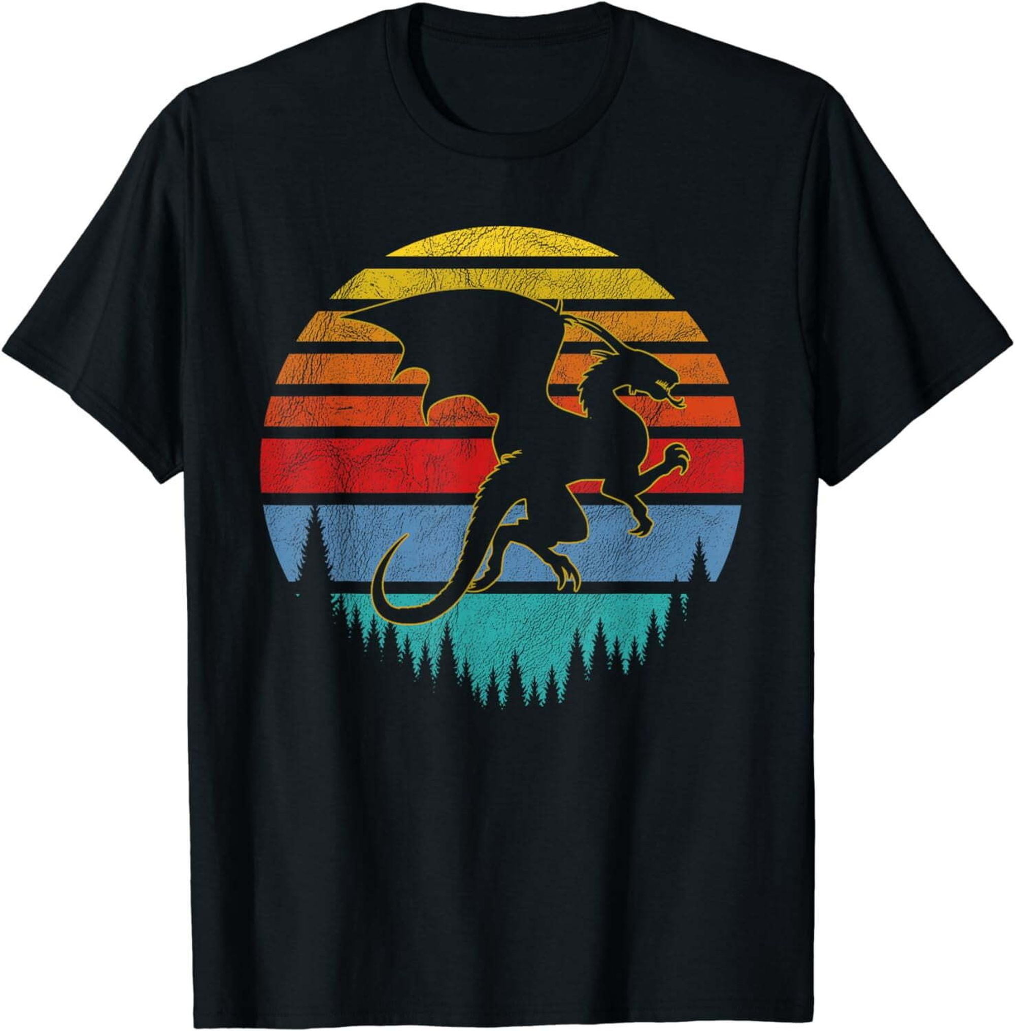 Fantasy Dungeon Gamer Tee: Vintage Dragon Castle Tabletop - Walmart.com