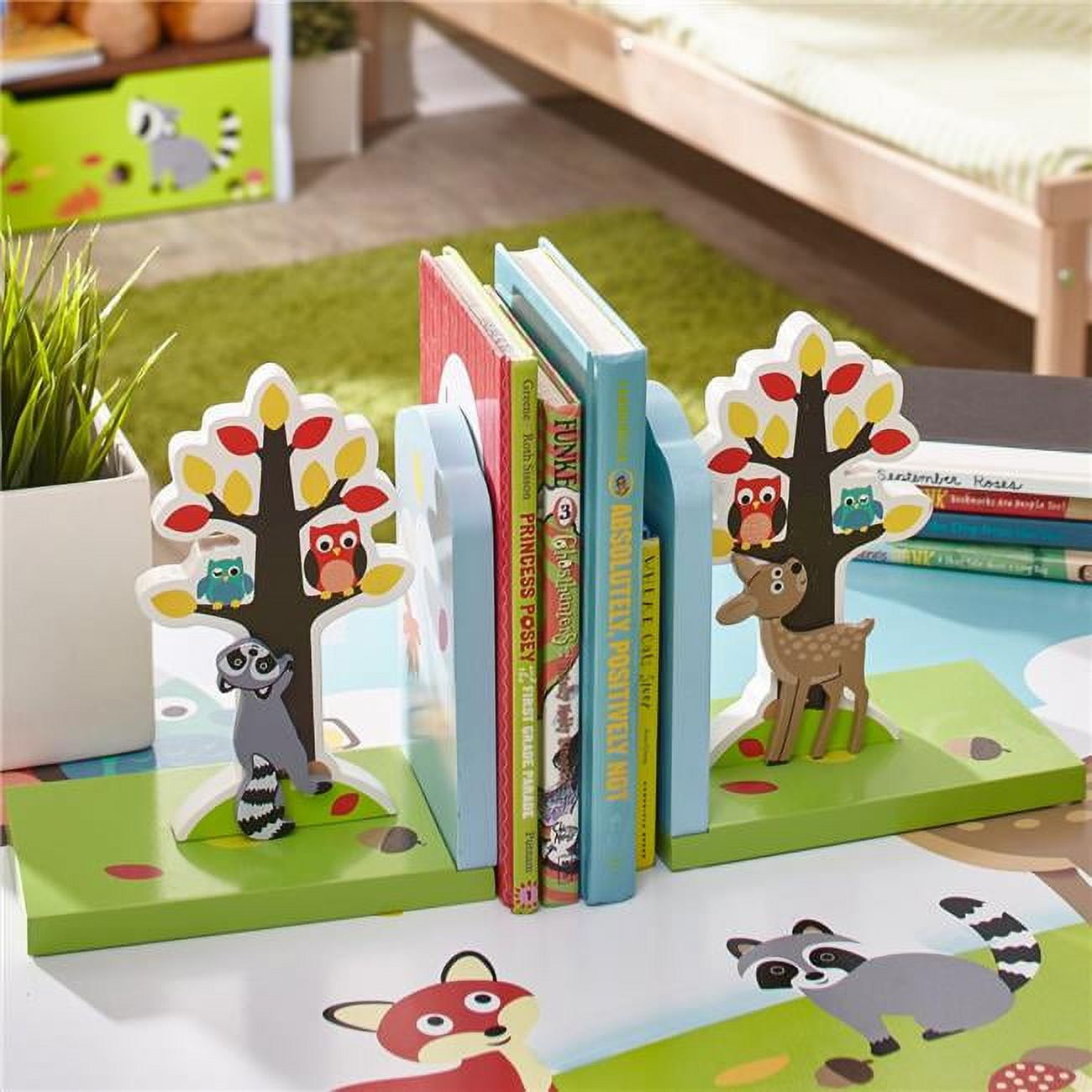 Fantasy Fields- Enchanted Woodland Set of Bookends - Walmart.com