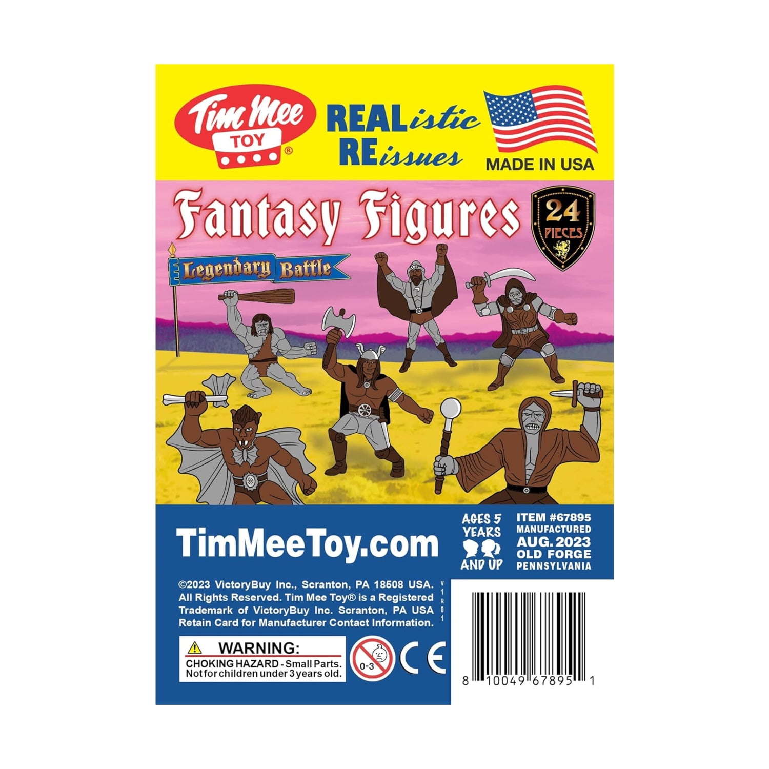 TimMee Legendary BATTLE Fantasy Figures - 3 inch Gray vs Rust Brown ...