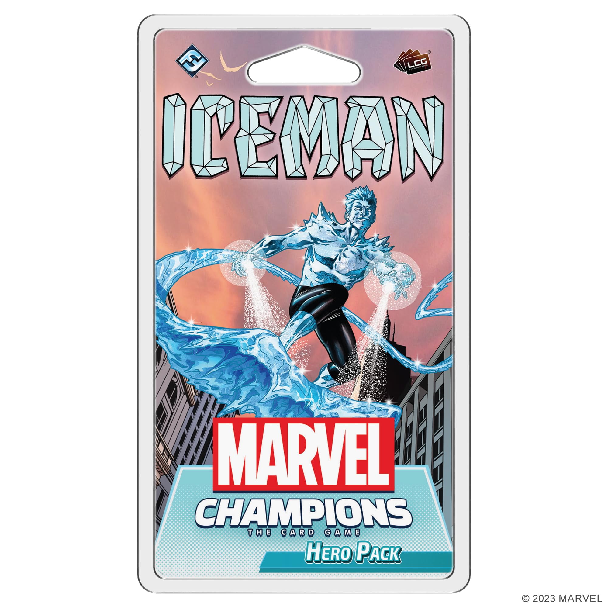 Fantasy Flight Games Marvel OIF8 Champions The Card Game Iceman Hero ...