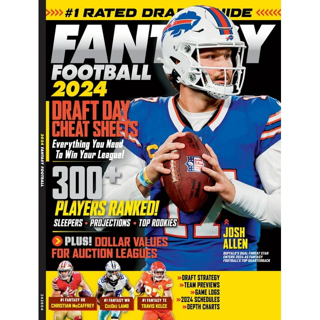 Fantasy Football 2024 Draft Guide - 300+ Players Ranked, Sleepers ...