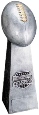 Fantasy Football Champion Trophy - Gold or Silver Tower/Engraved FFL ...