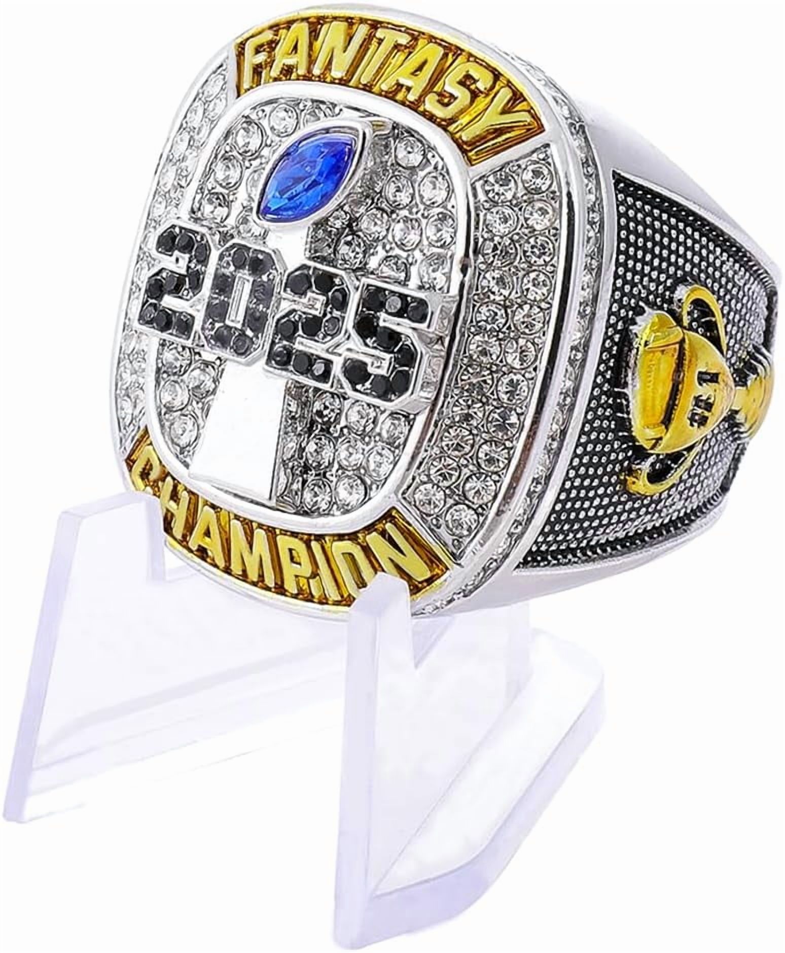 Fantasy Football Championship Ring 2025 Award Prize Trophy Sports ...
