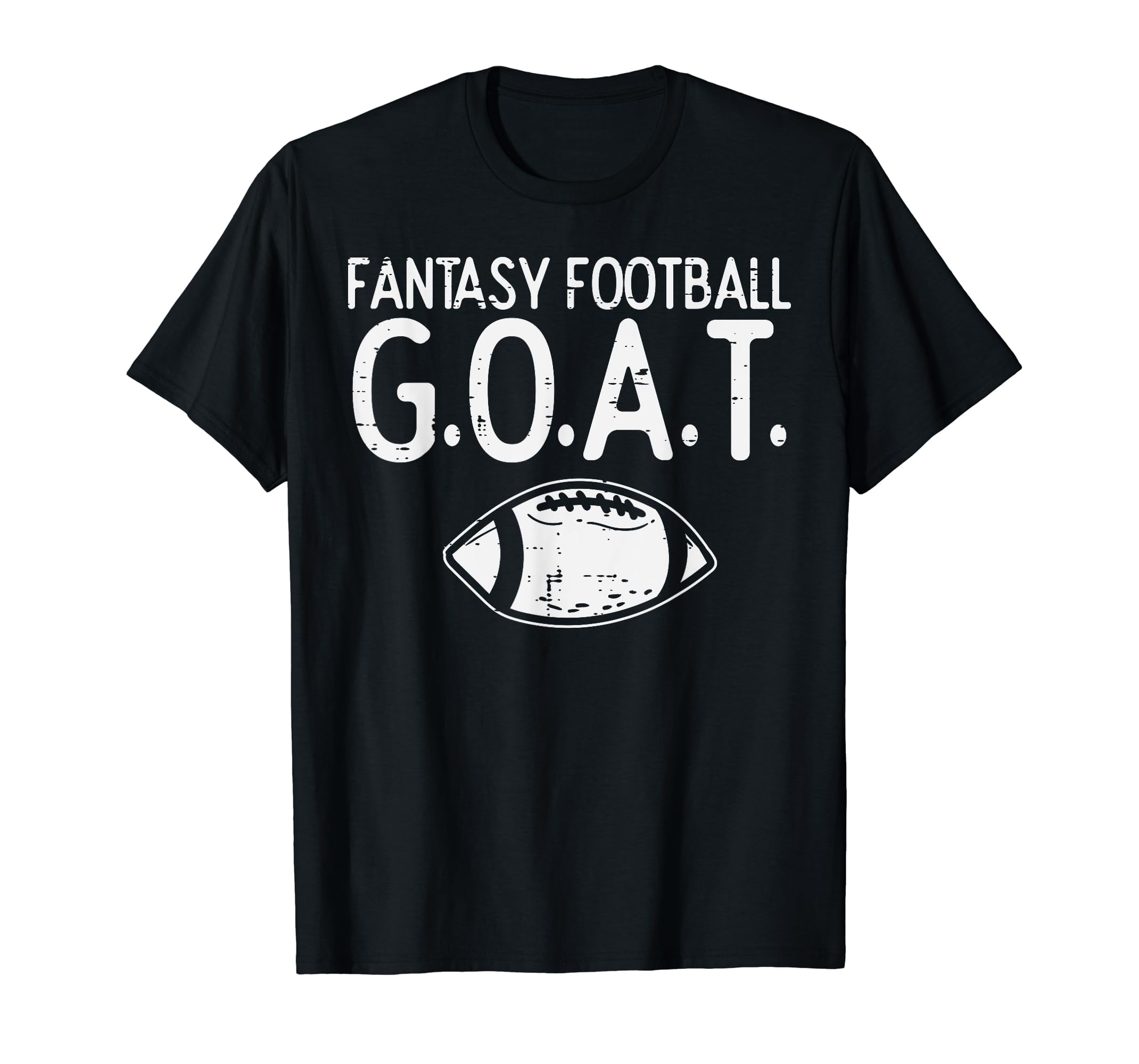 Fantasy Football Goat Greatest Draft Party Champion Men T-Shirt ...