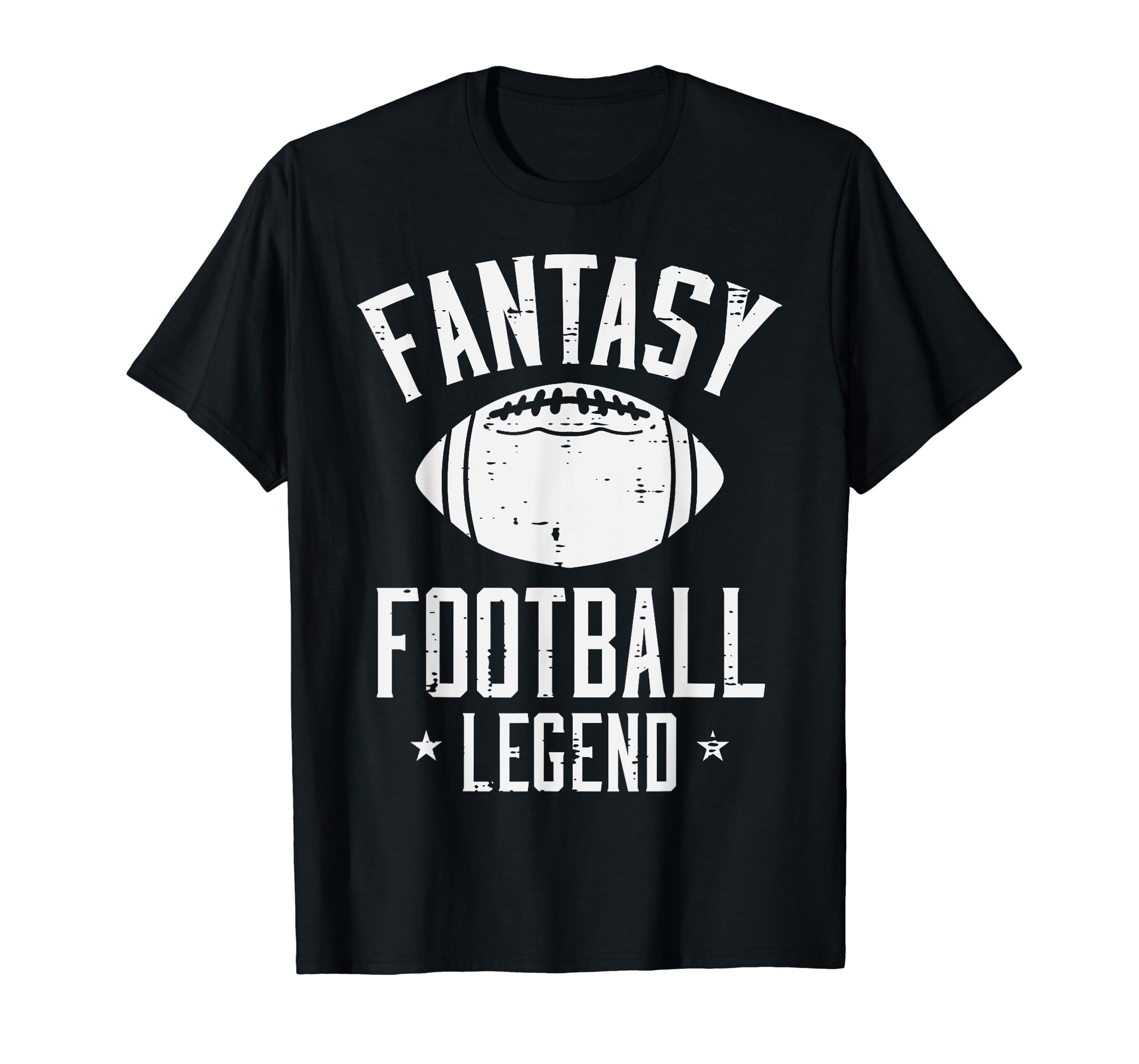 Fantasy Football Legend Funny Draft Party Champion Men T-Shirt ...
