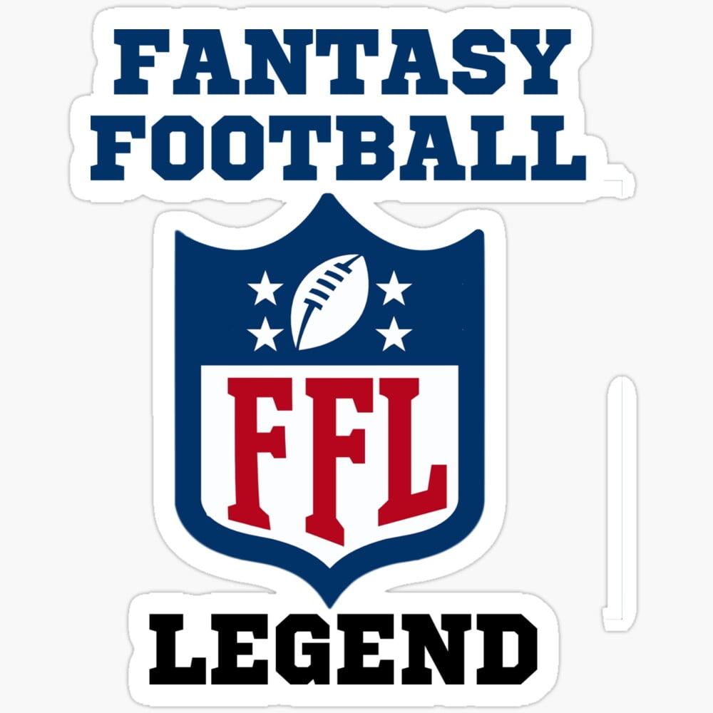 Fantasy Football Legend Funny Sticker Baseball Sticker, Football ...