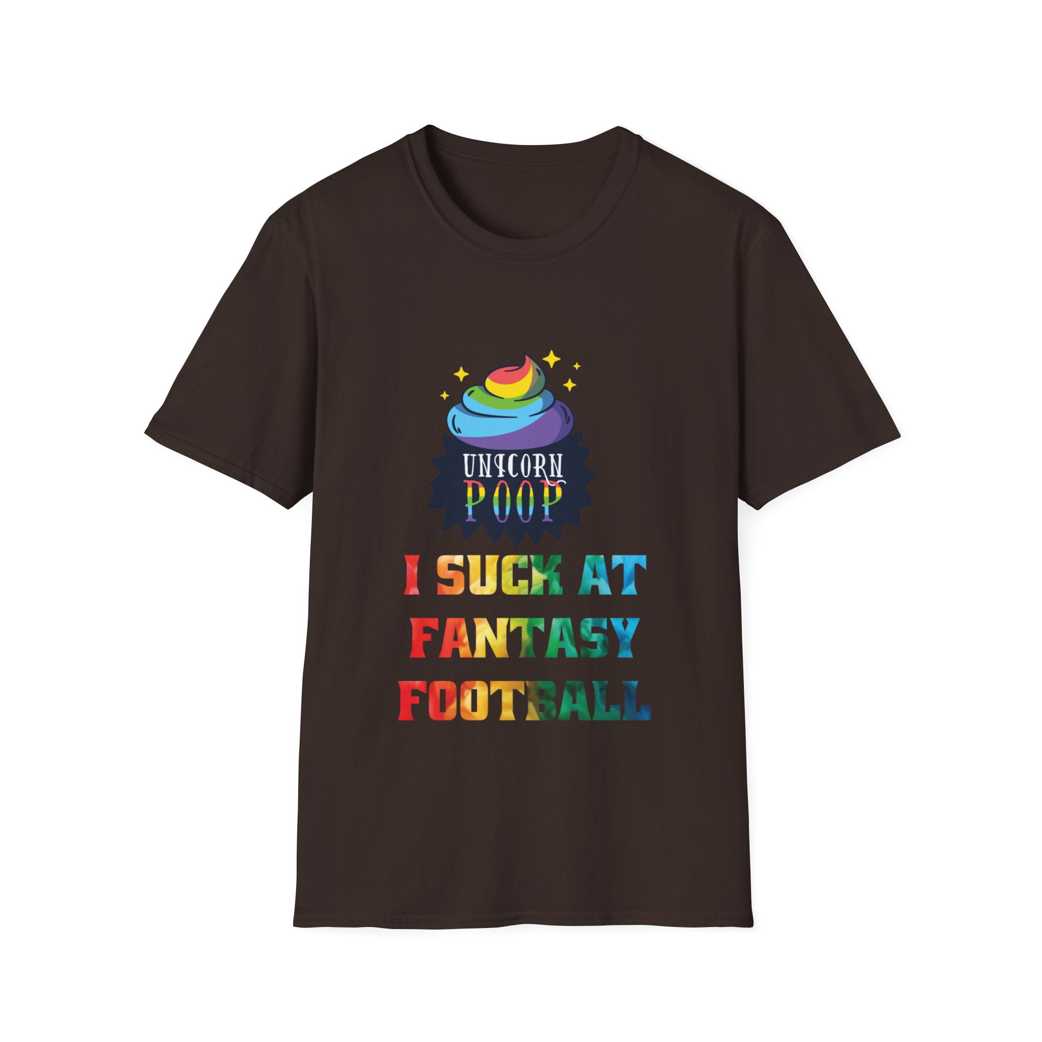 Fantasy Football Loser Unicorn Poop Men Women Graphic Shirts - Walmart.com