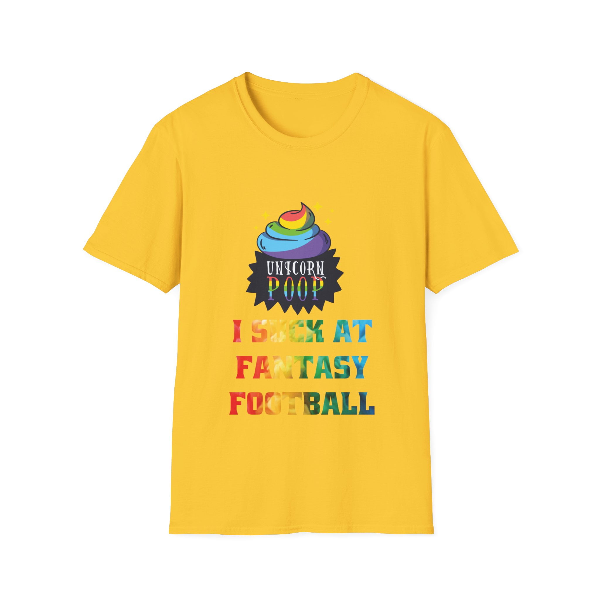 Fantasy Football Loser Unicorn Poop Men Women Graphic Shirts - Walmart.com
