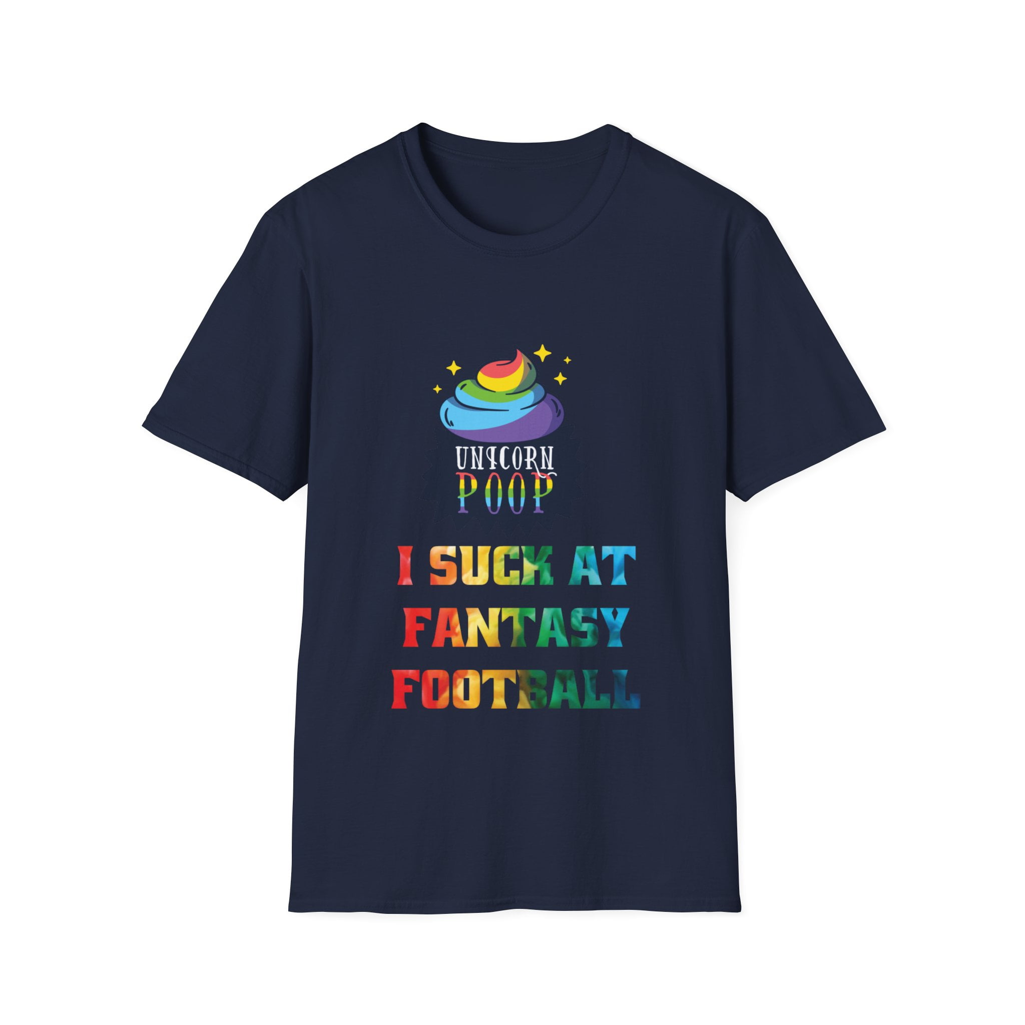 Fantasy Football Loser Unicorn Poop Men Women Graphic Shirts - Walmart.com