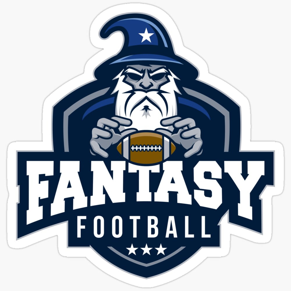 Fantasy Football Wizard Sticker Baseball Sticker, Football Sticker ...