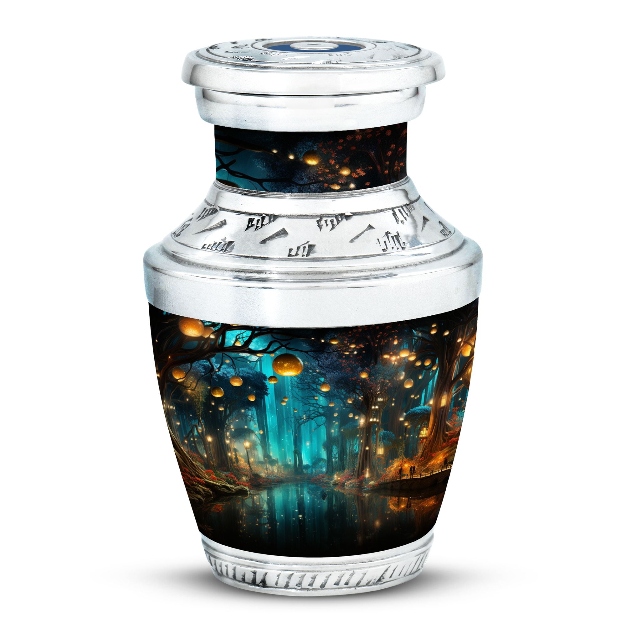 Fantasy Forest with Bioluminescence Little - Keepsake Urn for Ashes ...