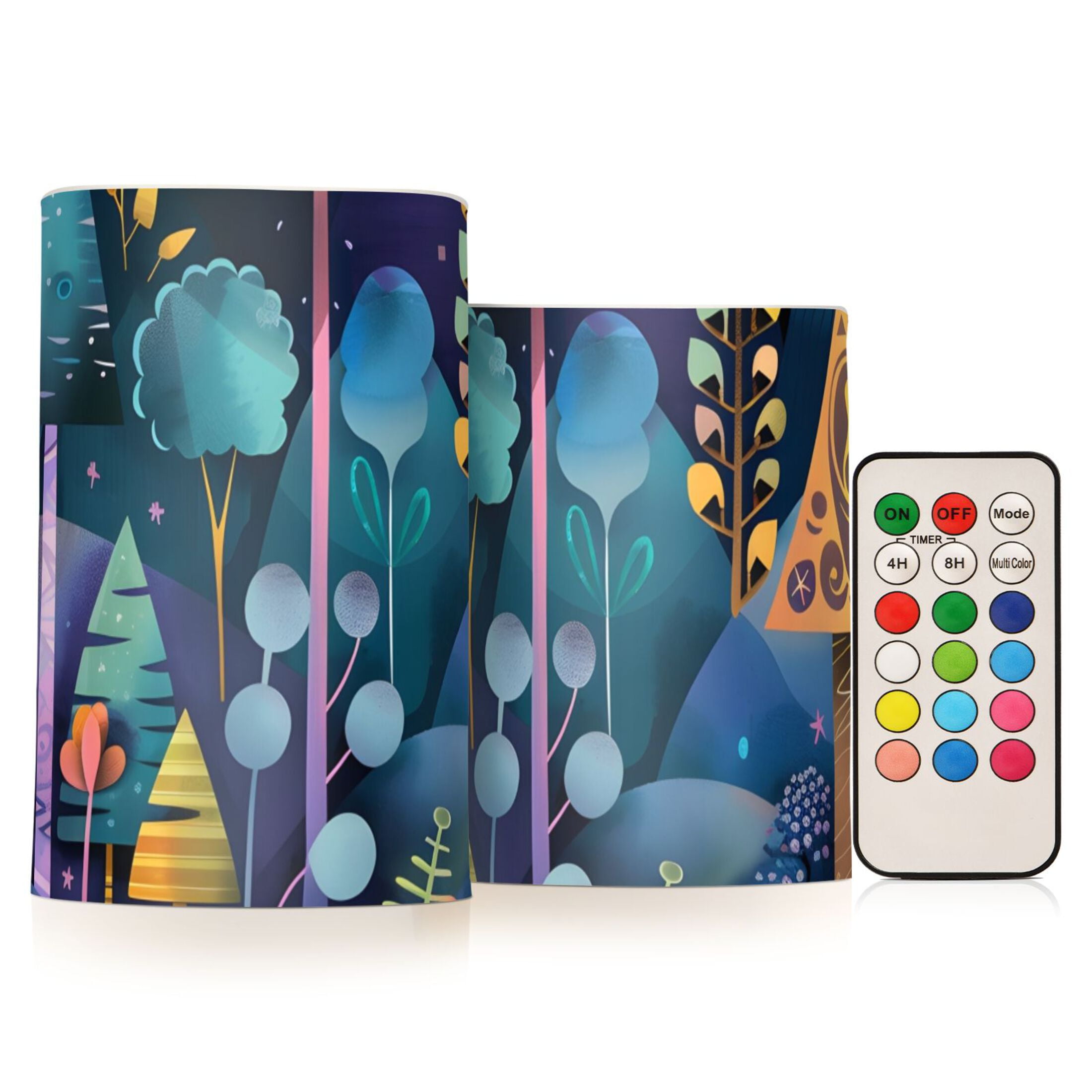 Fantasy Forest Flameless Candles LED Lights Battery Operated Candles ...