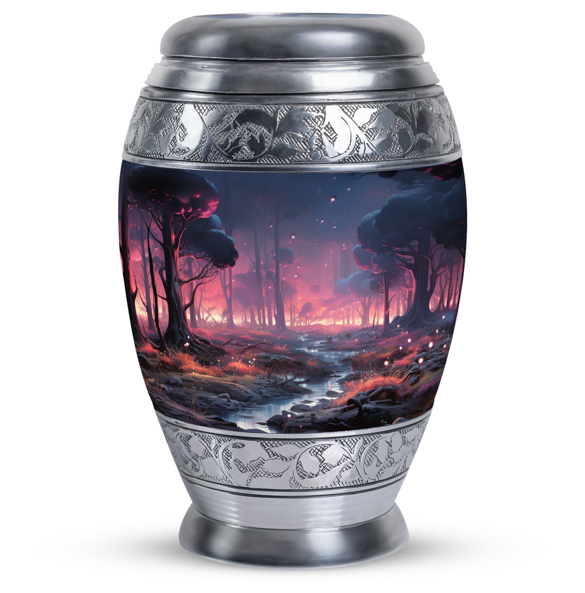 Fantasy Forest Large Cremation Urn For Adult Men, Urn for Ashes Women ...