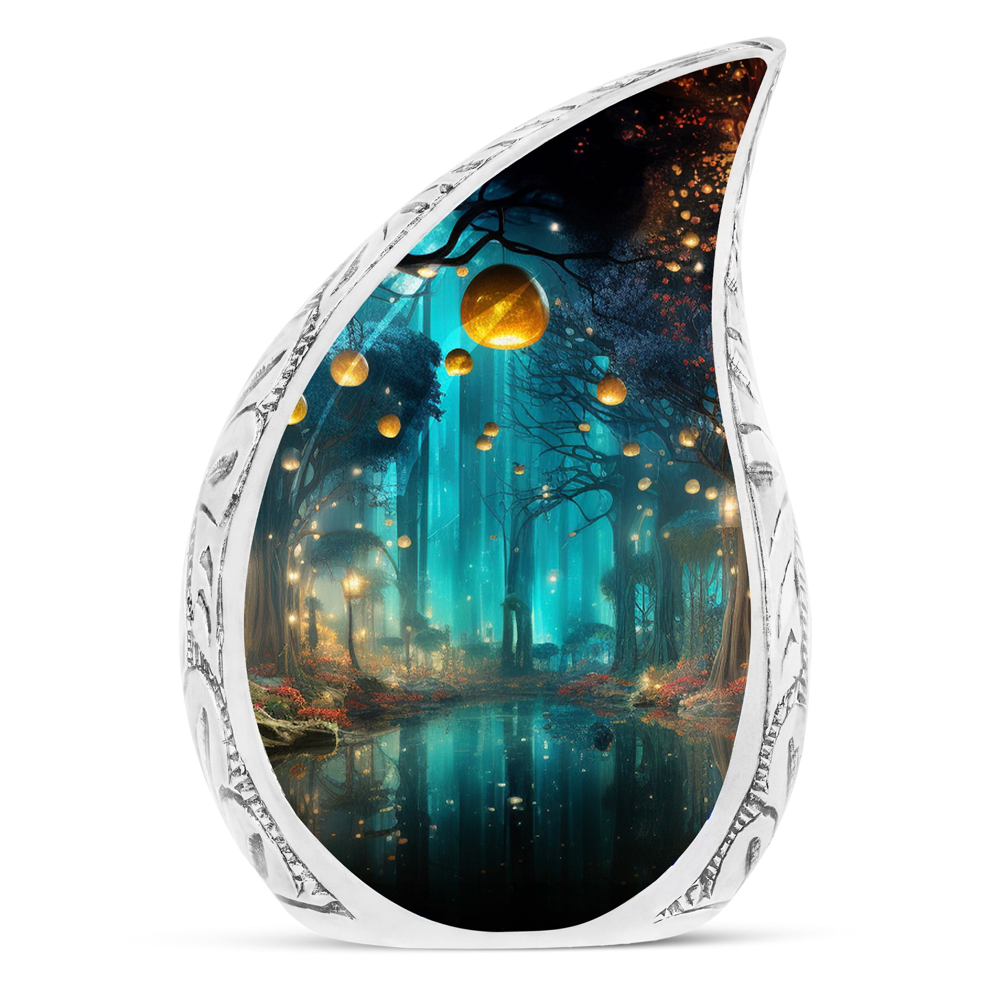 Fantasy Forest With Bioluminescence Cremation Urn Human Ashes - Urns ...