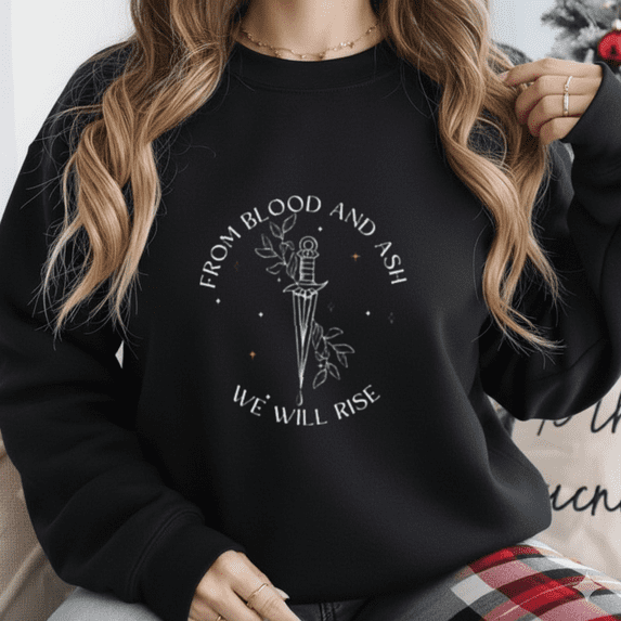 Fantasy From Blood And Ash Book Lover Inspired Graphic Art Unisex ...