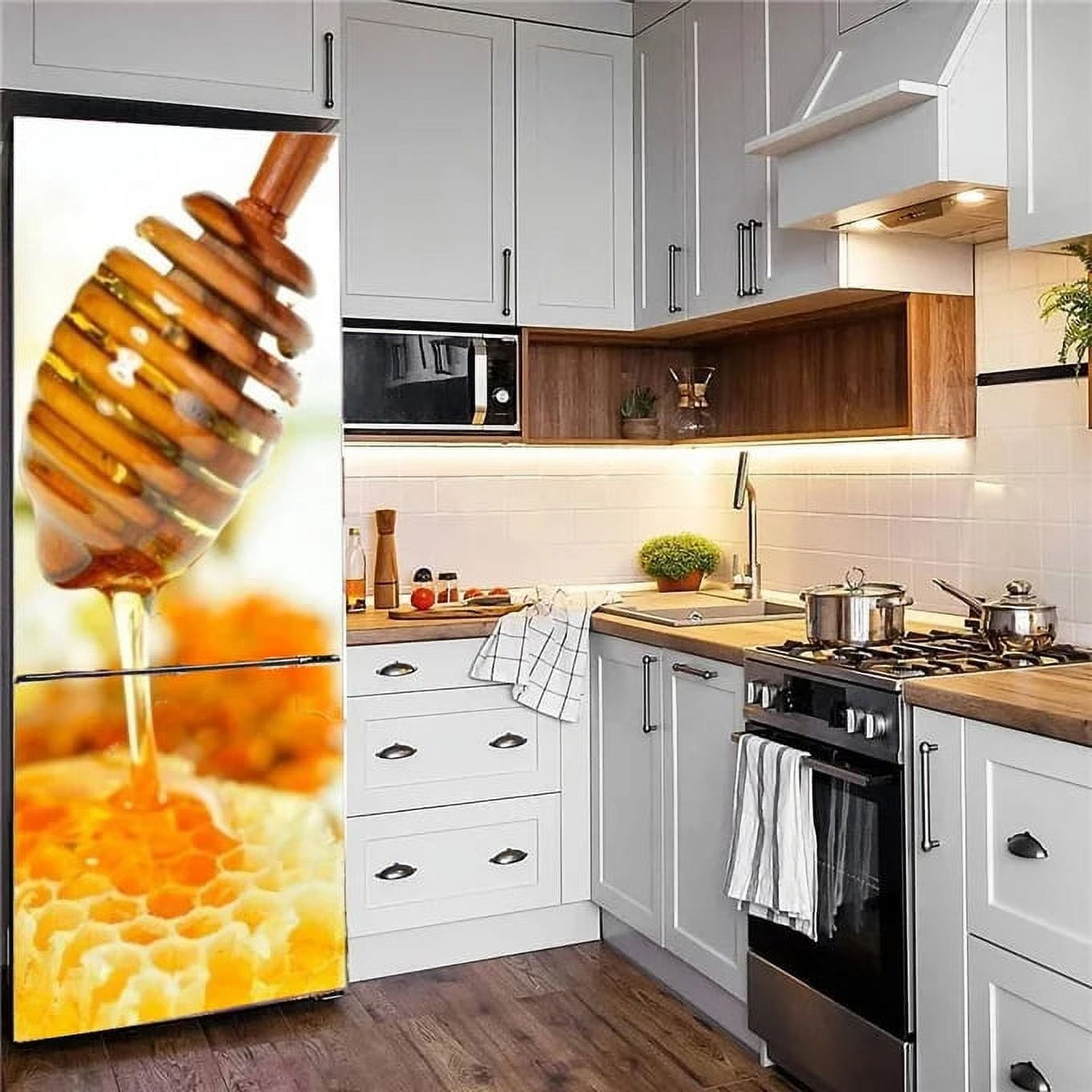 Fantasy Fruit Sticker On The Fridge Ice Cream Wallpaper Waterproof ...