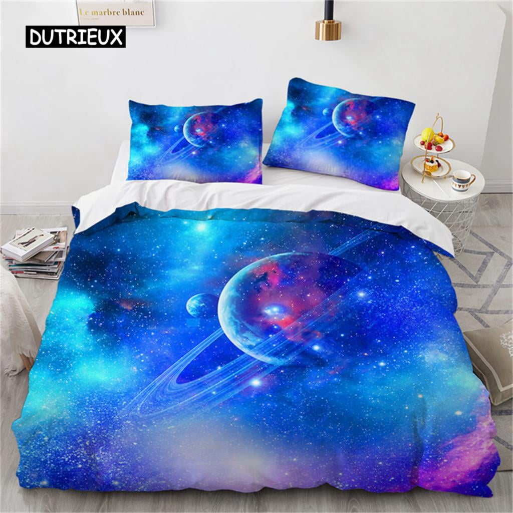 Fantasy Galaxy Duvet Cover Twin King Size for Teens Kids Boys Starry ...