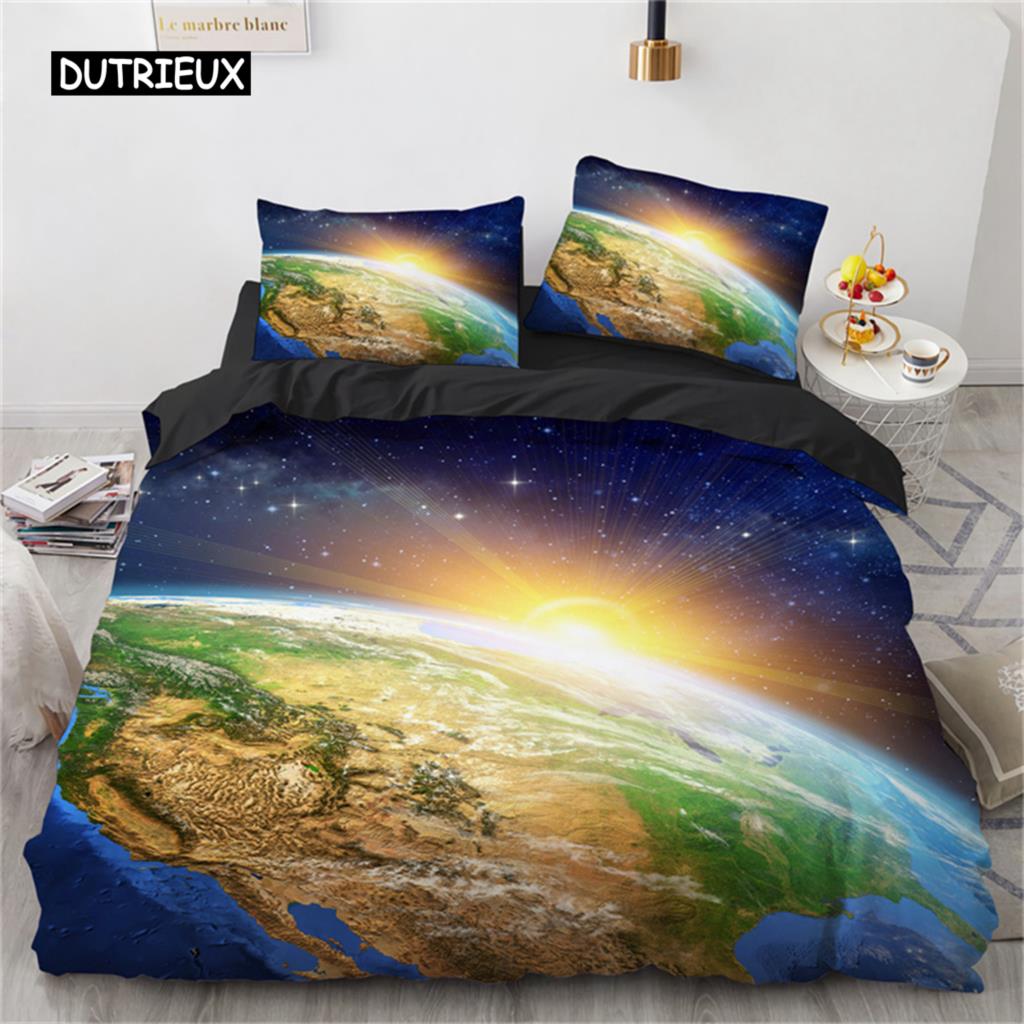 Fantasy Galaxy Duvet Cover Twin King Size for Teens Kids Boys Starry ...