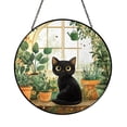 Fantasy Ghost Greenhouse Stained Glass Suncatcher, Decorative Halloween ...