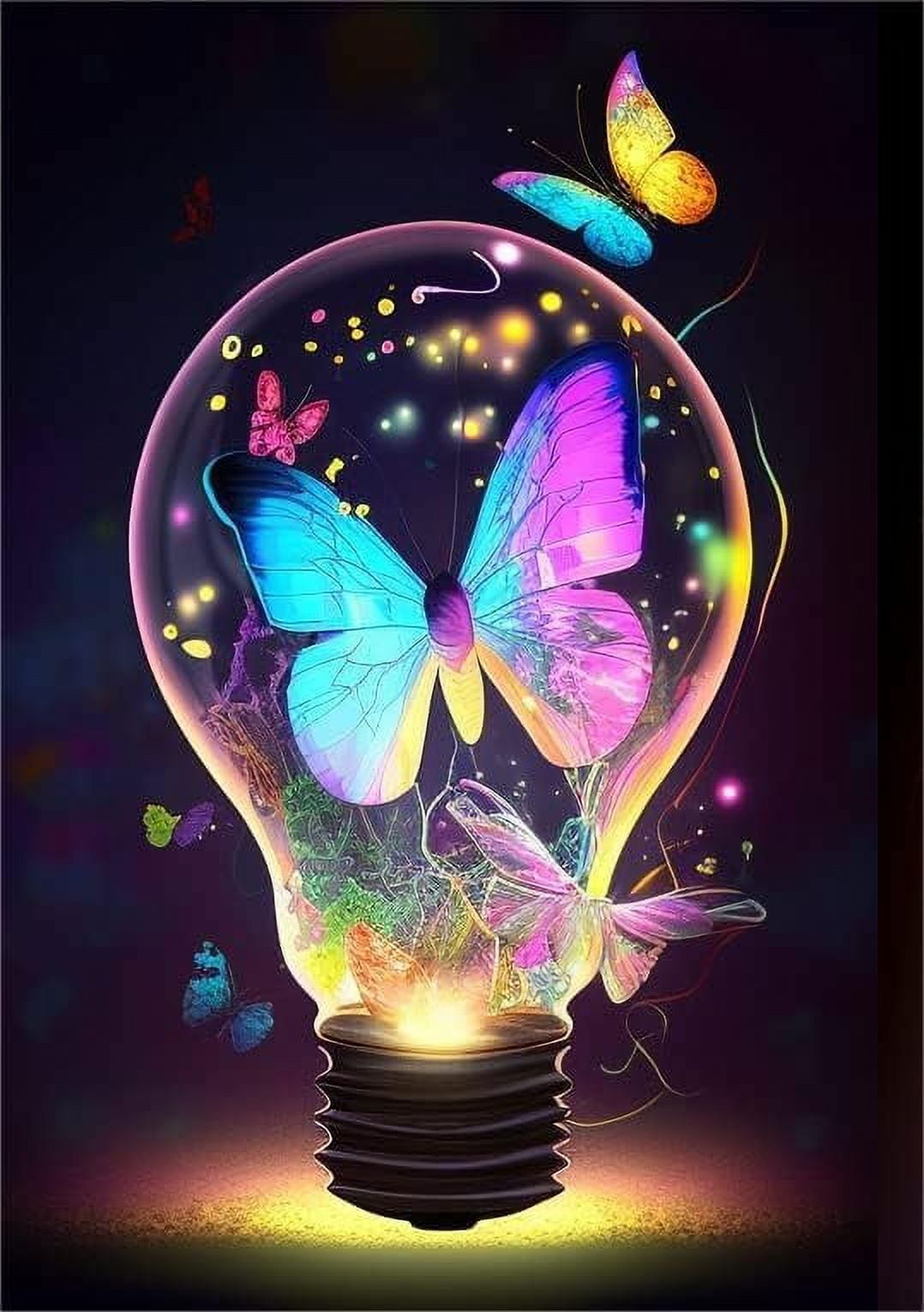 Fantasy Glowing Butterfly Puzzles for Adults 1000 Pieces, Impossible ...