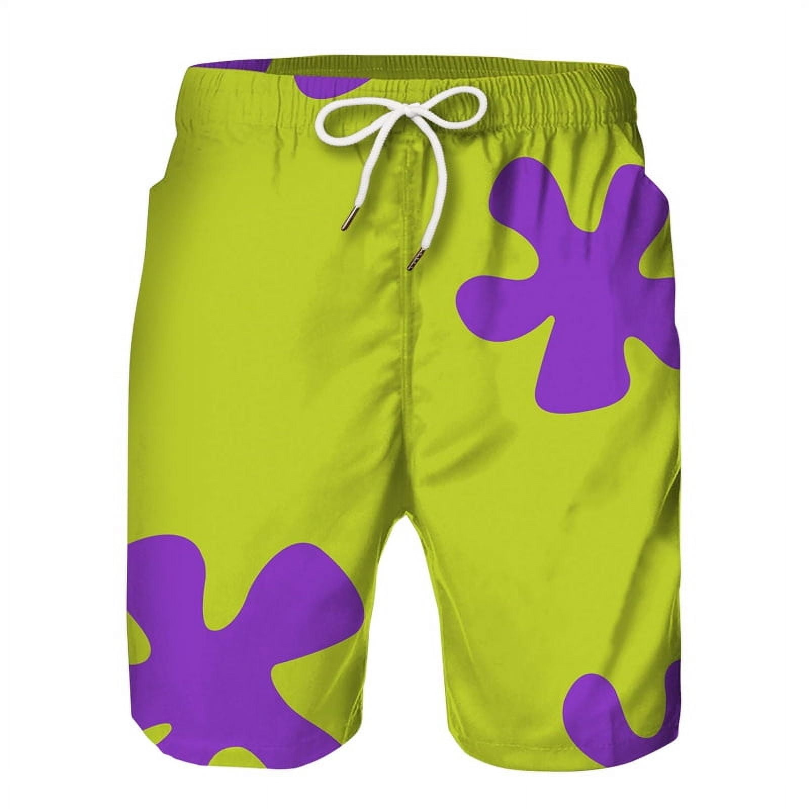 Fantasy Graffiti Neon Graphic Shorts Pants Pop 3D Printing Hip Hop y2k ...