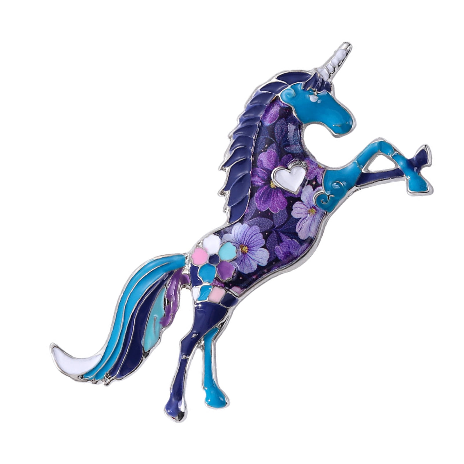 Fantasy Horse Brooch Vintage Design Alloy Chest Pin Fashion Accessory Attract Attention Ideal ...