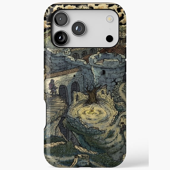 Fantasy Landscape Nature Art Cover for iPhone 11 12 13 14 15 16 17 Pro ...