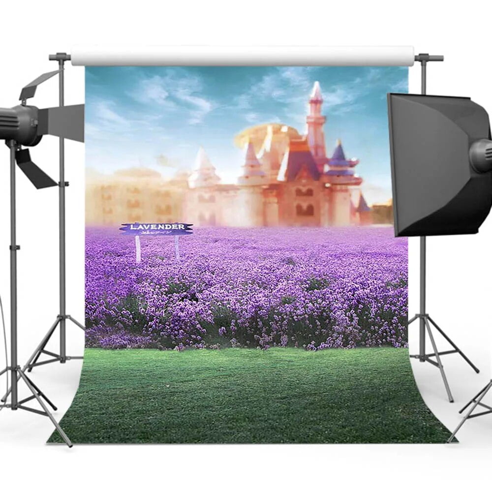 Fantasy Lavender Backdrop for Photography Castle Photo Booth Background ...