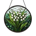 Fantasy Lily of the Valley Stained Glass Window Decor – Handmade Flower ...