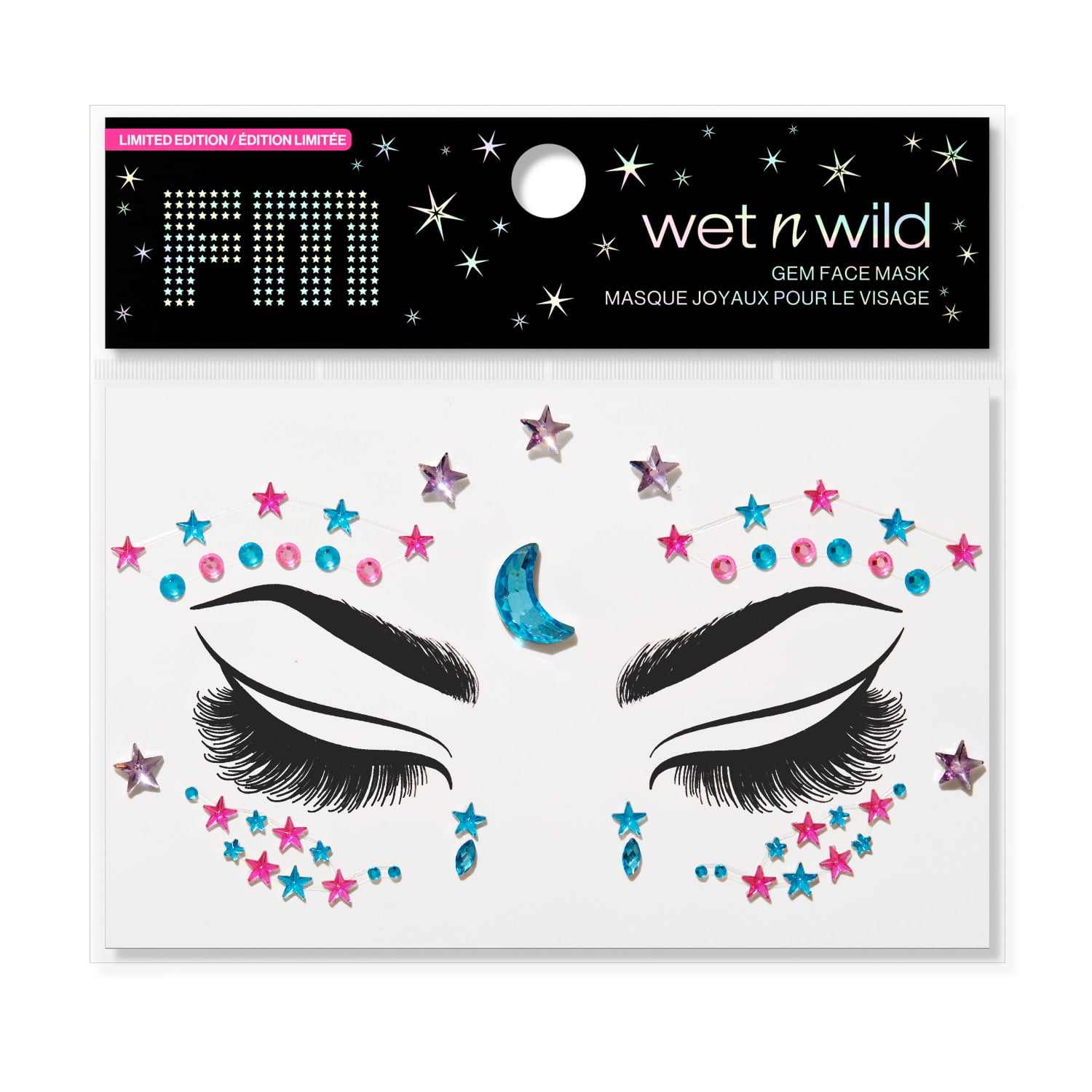 Fantasy Makers Gem Face Mask - Moonlit Maven - Walmart.com