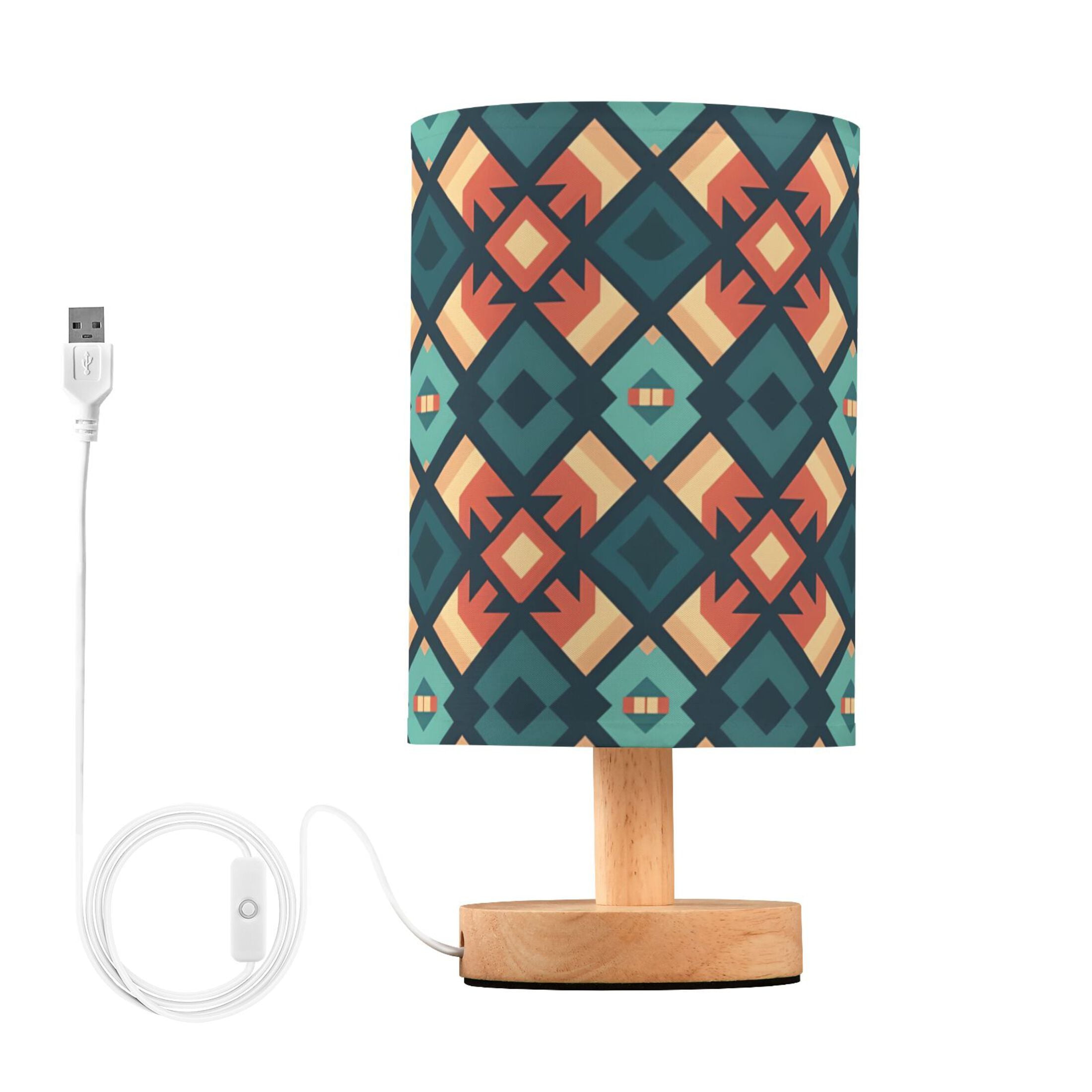 Fantasy Mandala Bedside Desk Lamp LED Table Nightstand Lamps Warm Light ...