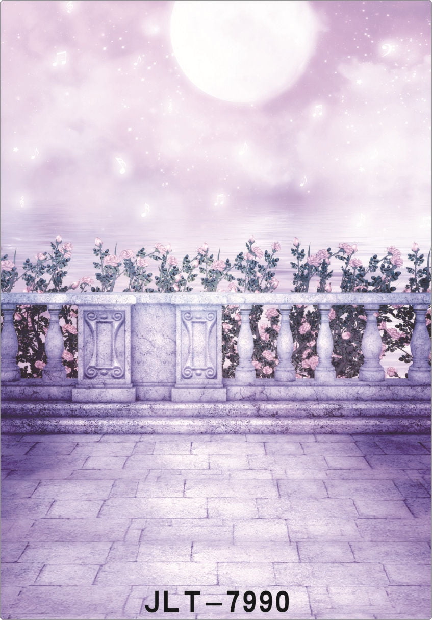 Fantasy Moon Stage Light Purple Photo Backdrops for Photo Studio ...