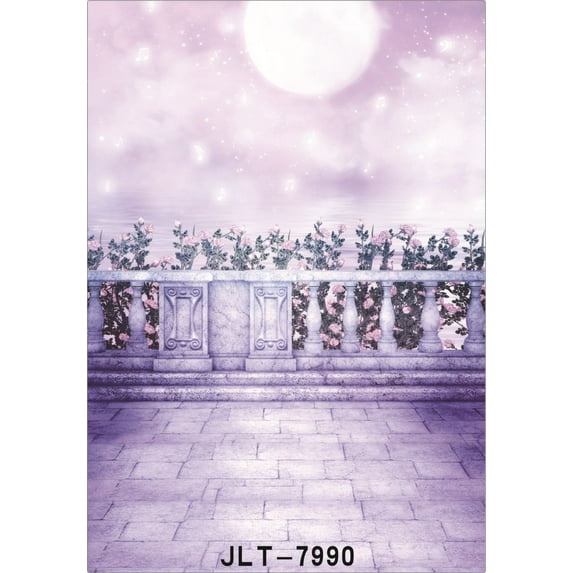 Fantasy Moon Stage Light Purple Photo Backdrops for Photo Studio ...