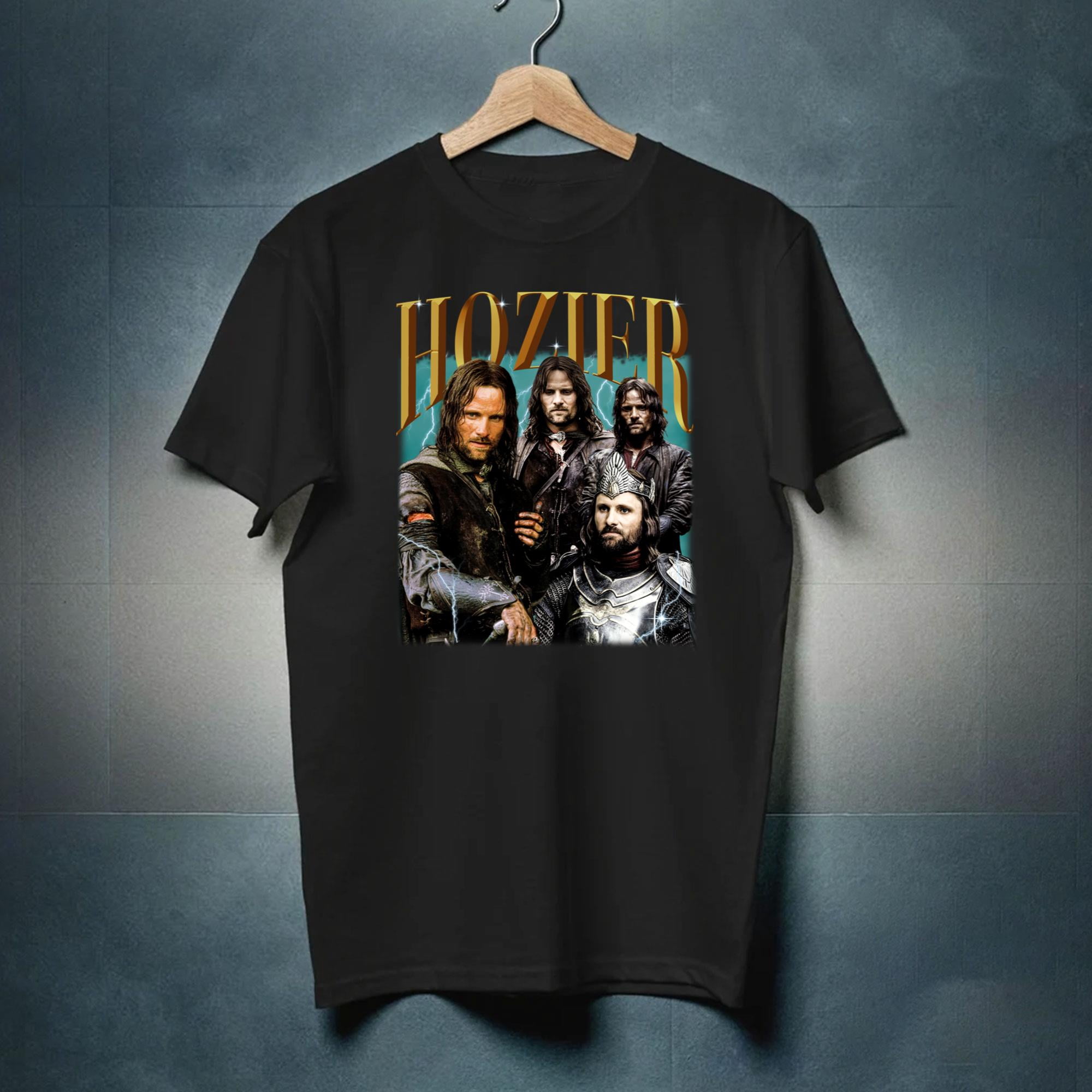 Fantasy Music Crossover Tribute Shirt, Medieval Mood Graphic Tee, Indie ...