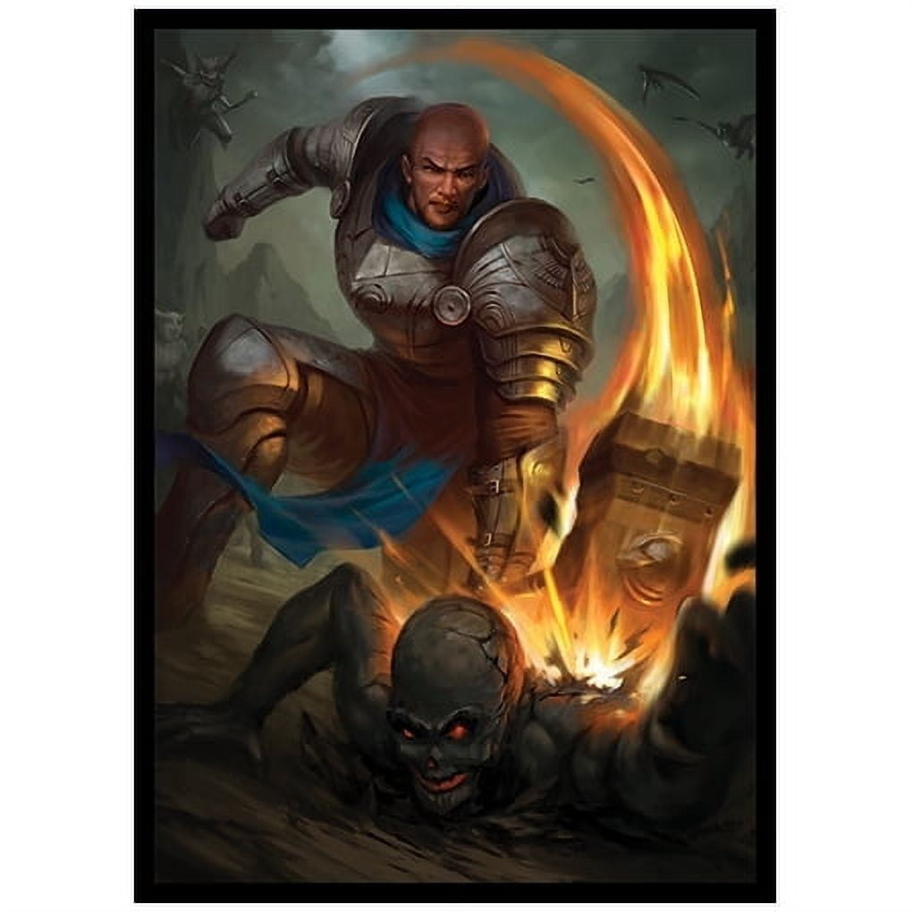 Fantasy North - Smite Evil - 100 Smooth Matte TCG Trading Card Sleeves ...