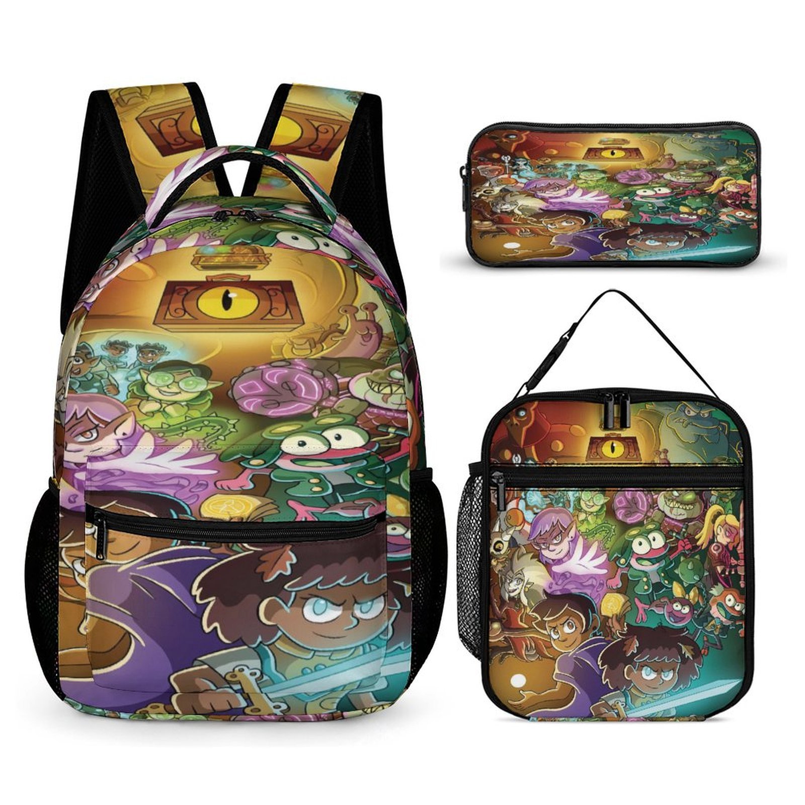 Fantasy Owl House (10) 16 Inch Backpack with Adjustable Shoulder Straps ...