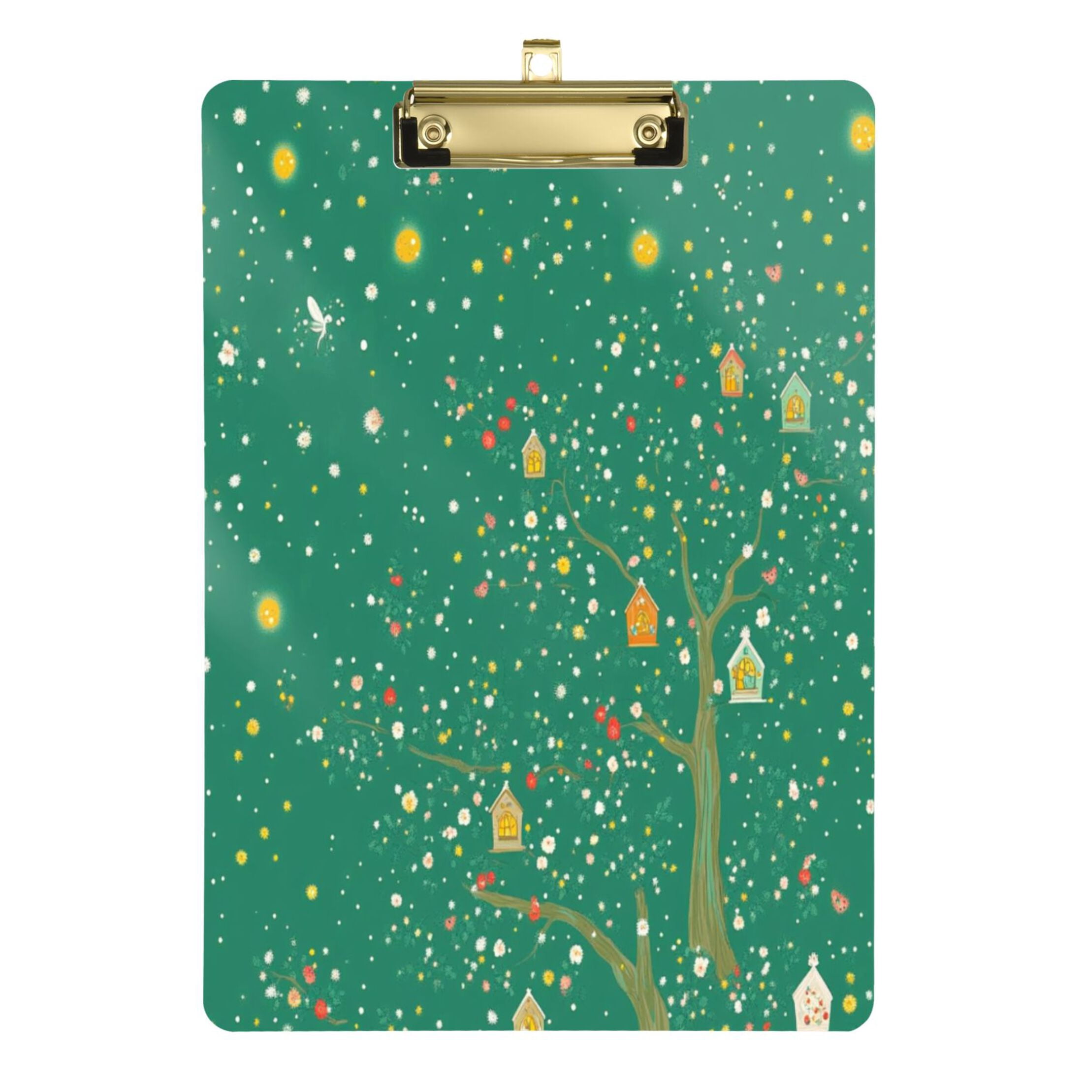 Fantasy Pattern Design 12.5x9in Clipboard, Durable Acrylic with Metal ...