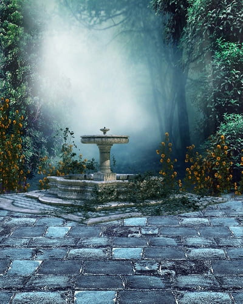 Fantasy Photography Backdrops Fog Forest Halloween Backgrounds for ...