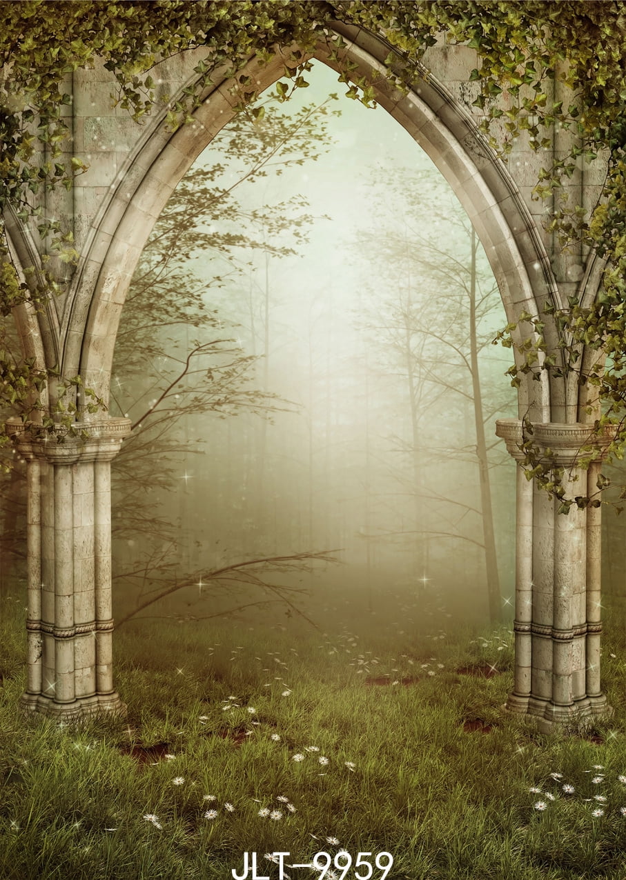 Fantasy Photography Backdrops Grassland Portrait Door Woodland Party ...