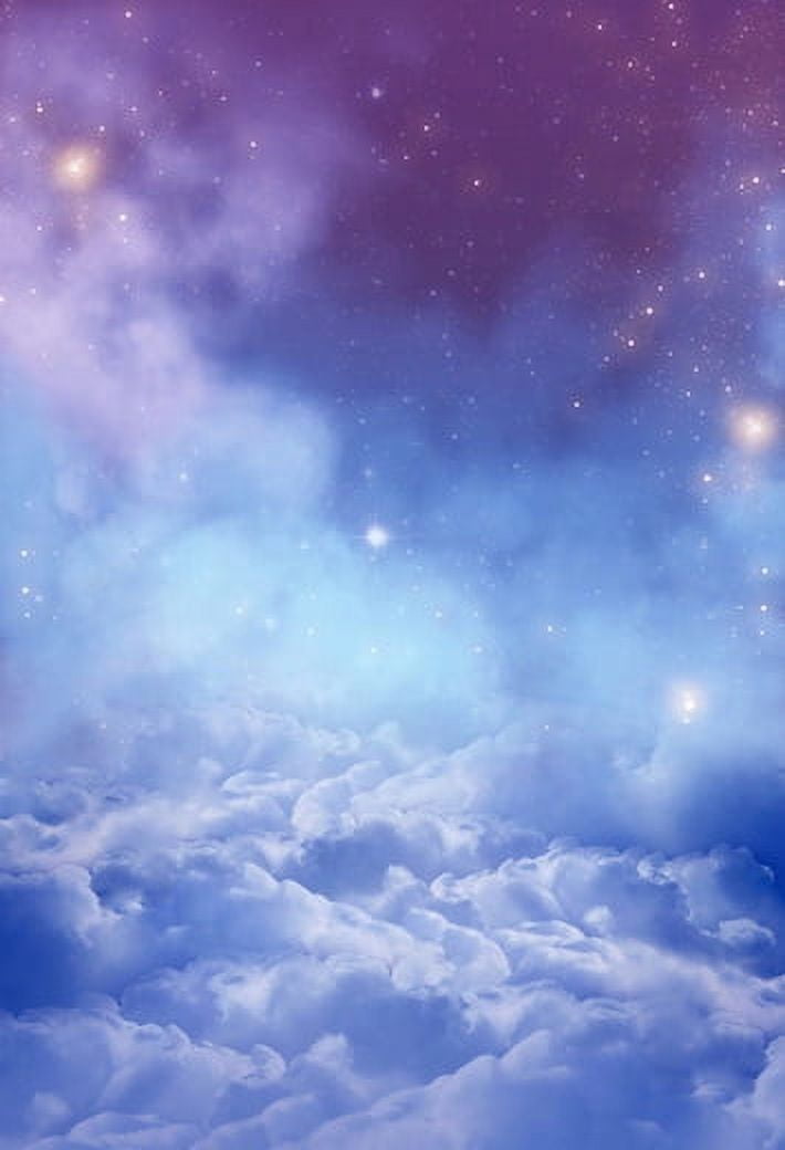 Fantasy Photography Backdrops Romantic Night Sky Clouds Lavender ...