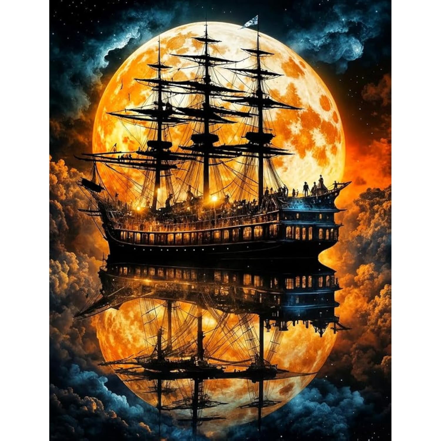Fantasy Puzzle for Adults Sailing Ship Jigsaw Puzzles 300 Piece ...