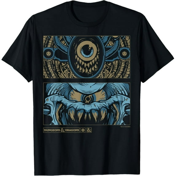 Fantasy RPG Monster Panels Retro Cartoon Style Graphic Shirt - Walmart.com