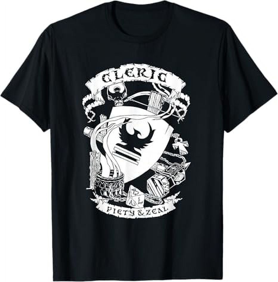 Fantasy RPG T-Shirt - Cleric - Walmart.com