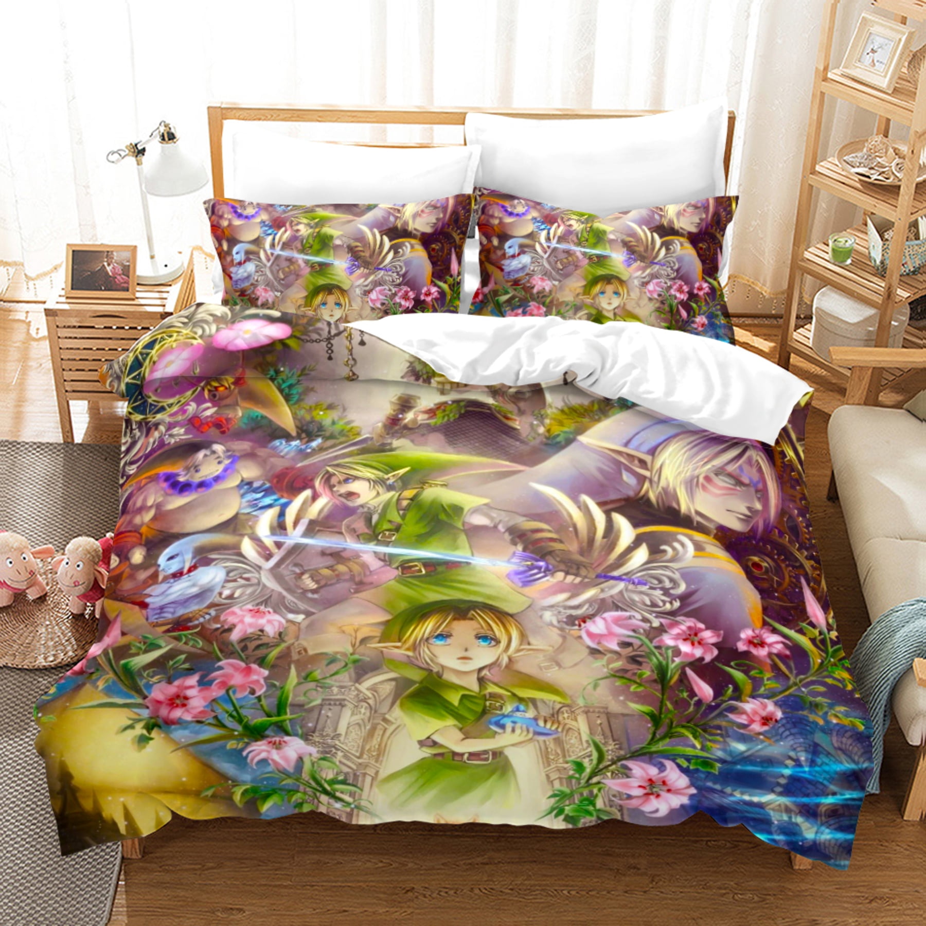 Fantasy Role-Playing Game Duvet Cover & Pillowcase Set Characters ...